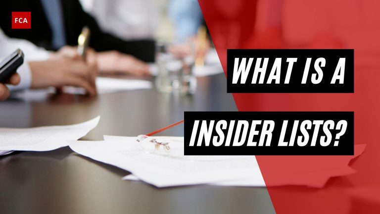 What Is An Insider List? Market Compliance Terms Explained